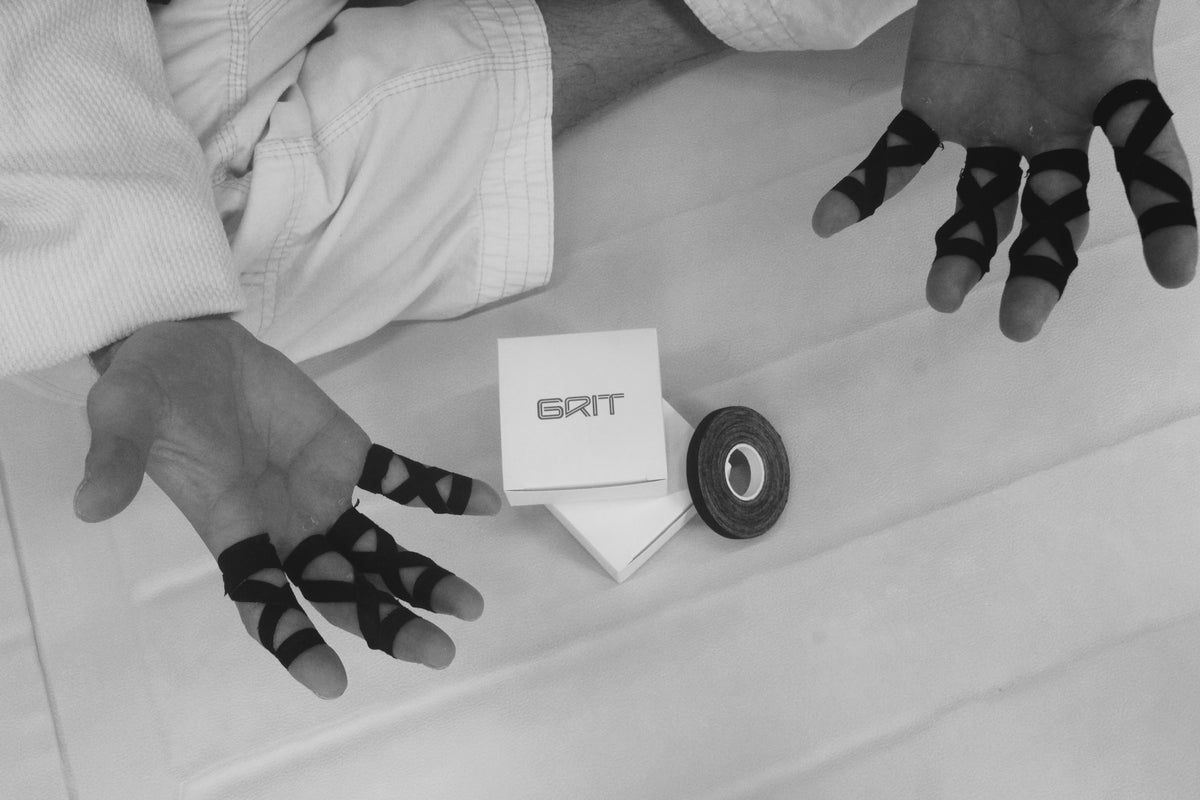 How and Why to Tape your Fingers for Jiu Jitsu | GRIT TAPE